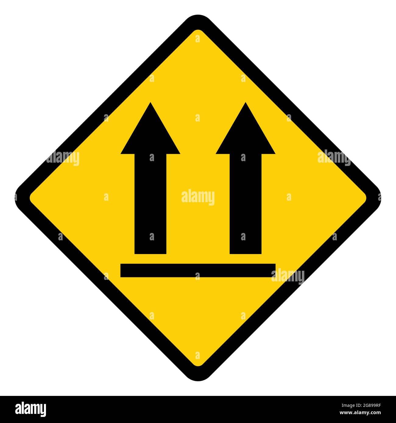 This side up warning flat icon isolated on white background. Package ...