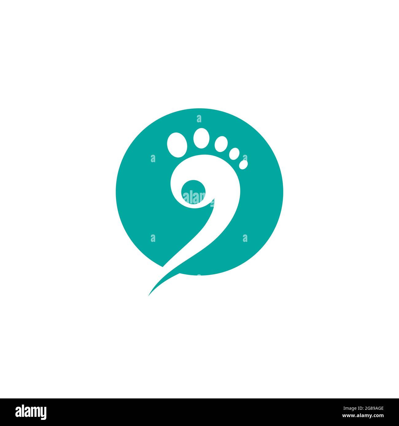 foot Care Logo Template vector icon illustration design Stock Vector ...