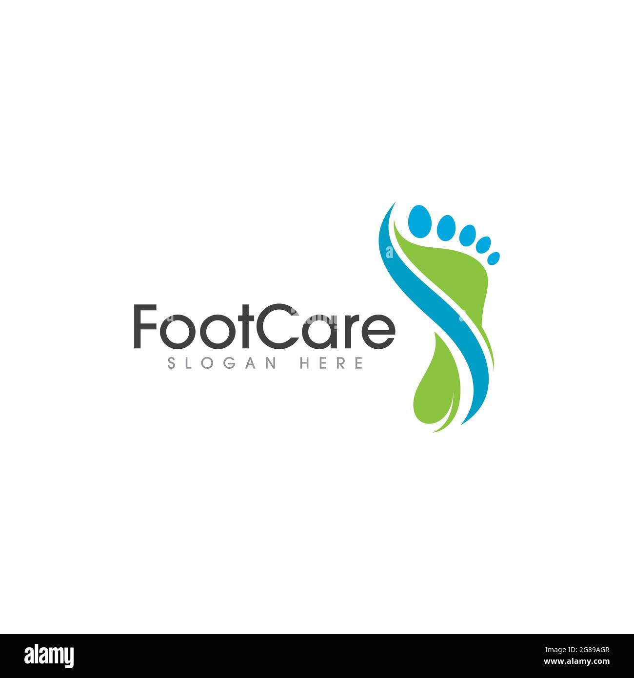 foot Care Logo Template vector icon illustration design Stock Vector ...