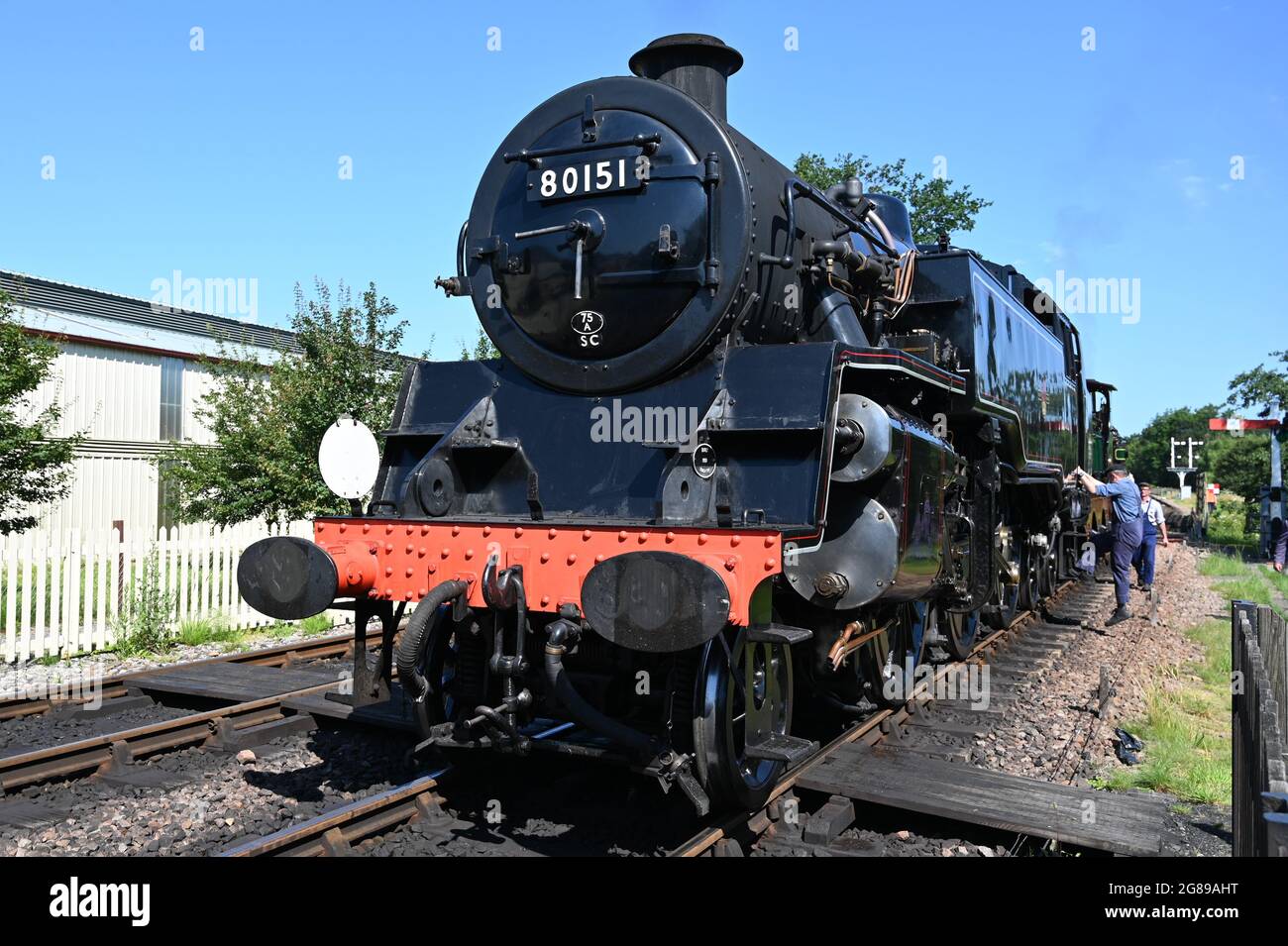 British Railways Standard Class 4MT 2-6-4 Tank Locomotive No.80151 ...