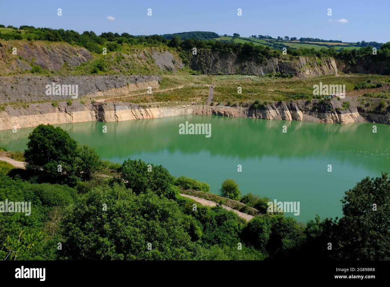 Wick Golden Valley nature reserve and the Wick Quarry at Wick, Bristol ...