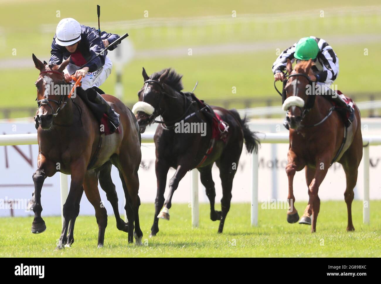 Insinuendo ridden by jockey Billy Lee (left) wins the Kilboy Estate ...
