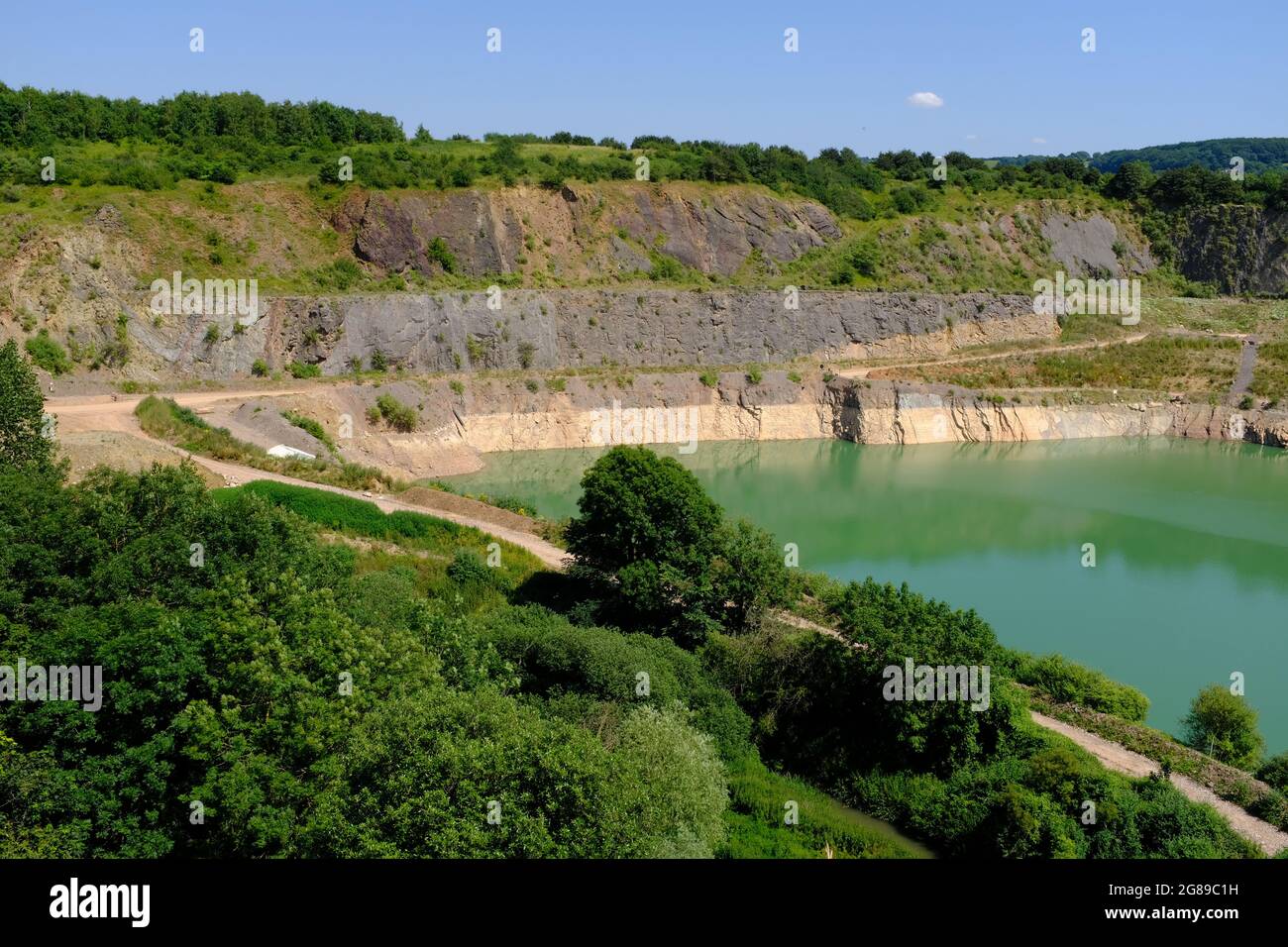 Wick Golden Valley nature reserve and the Wick Quarry at Wick, Bristol ...