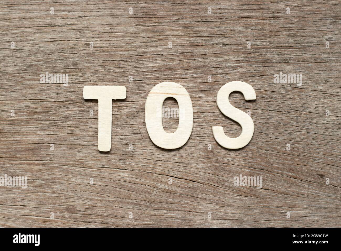 Tos alphabet hi-res stock photography and images - Alamy