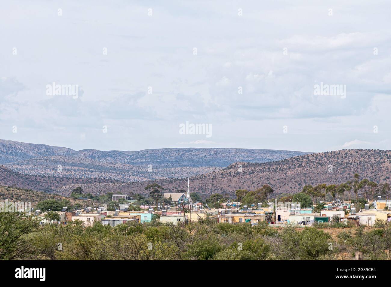 WILLOWMORE, SOUTH AFRICA - APRIL 21, 2021: A view of Willowmore in the ...