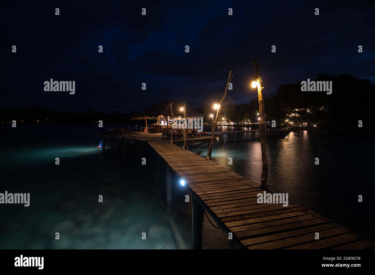 A bar by the pier Stock Photo - Alamy