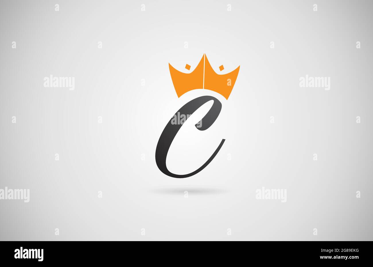 hand written C alphabet letter logo icon. Company business typography ...