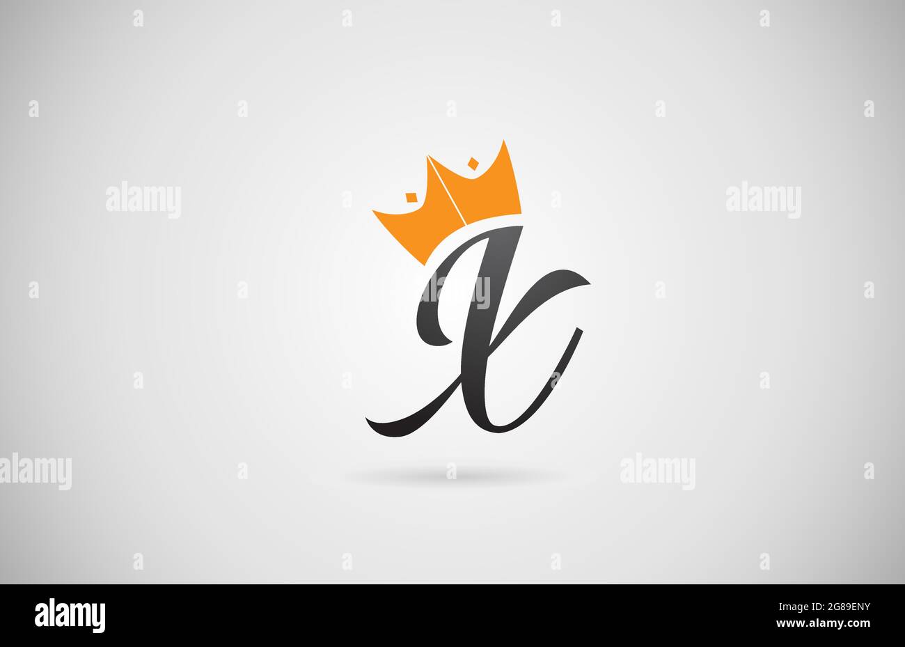 hand written X alphabet letter logo icon. Company business typography ...