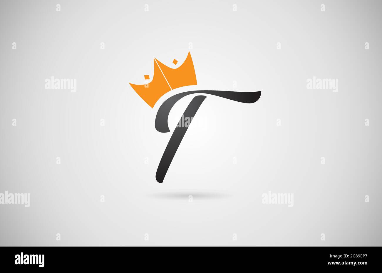 hand written T alphabet letter logo icon. Company business typography ...