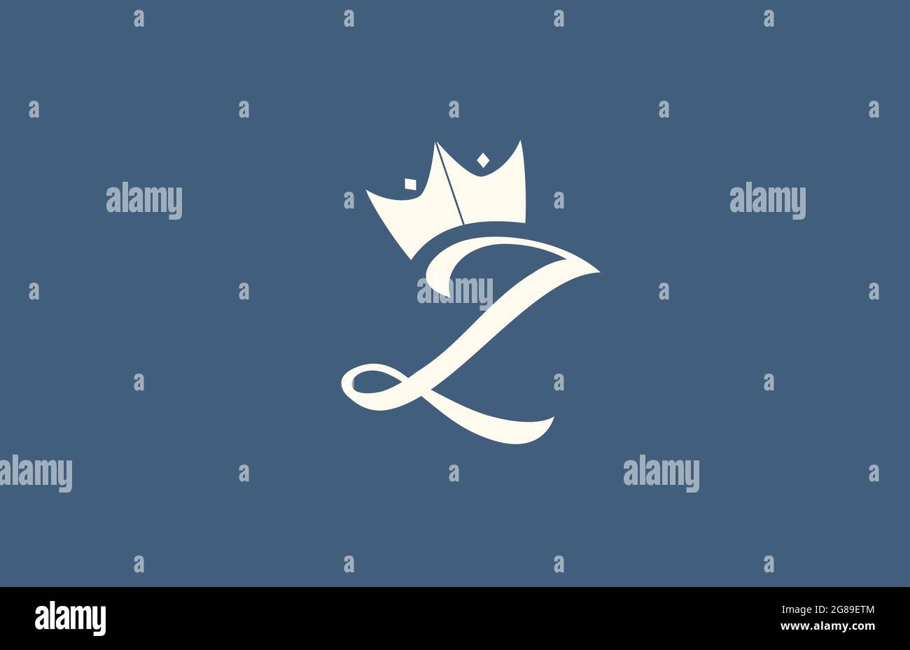 hand written Z alphabet letter logo icon. Business typography with ...