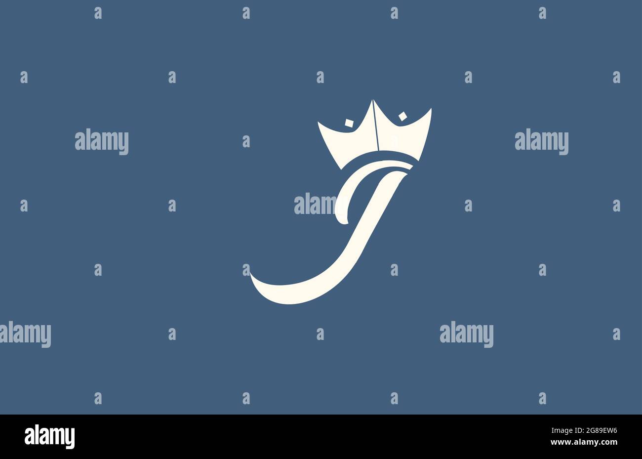 King Crowns With Letter J