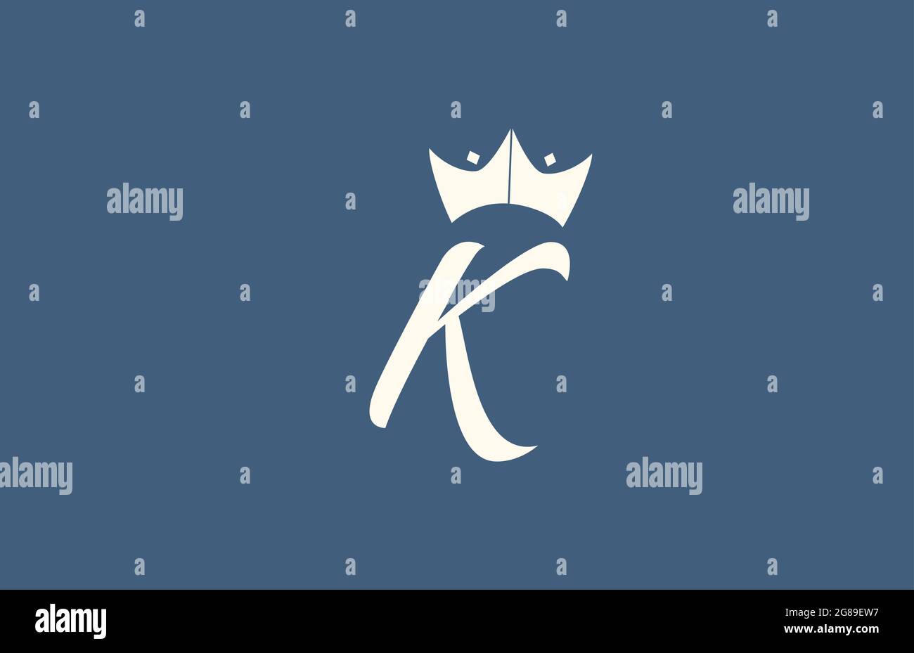 hand written K alphabet letter logo icon. Business typography with ...