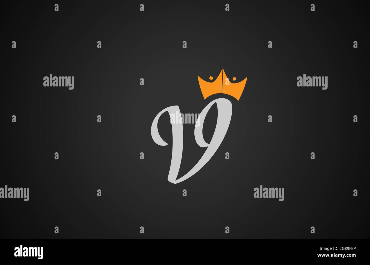 V creative handwritten alphabet letter logo for branding and business ...