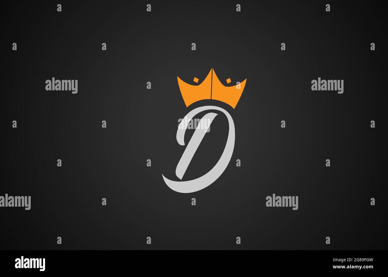 D creative handwritten alphabet letter logo for branding and business ...