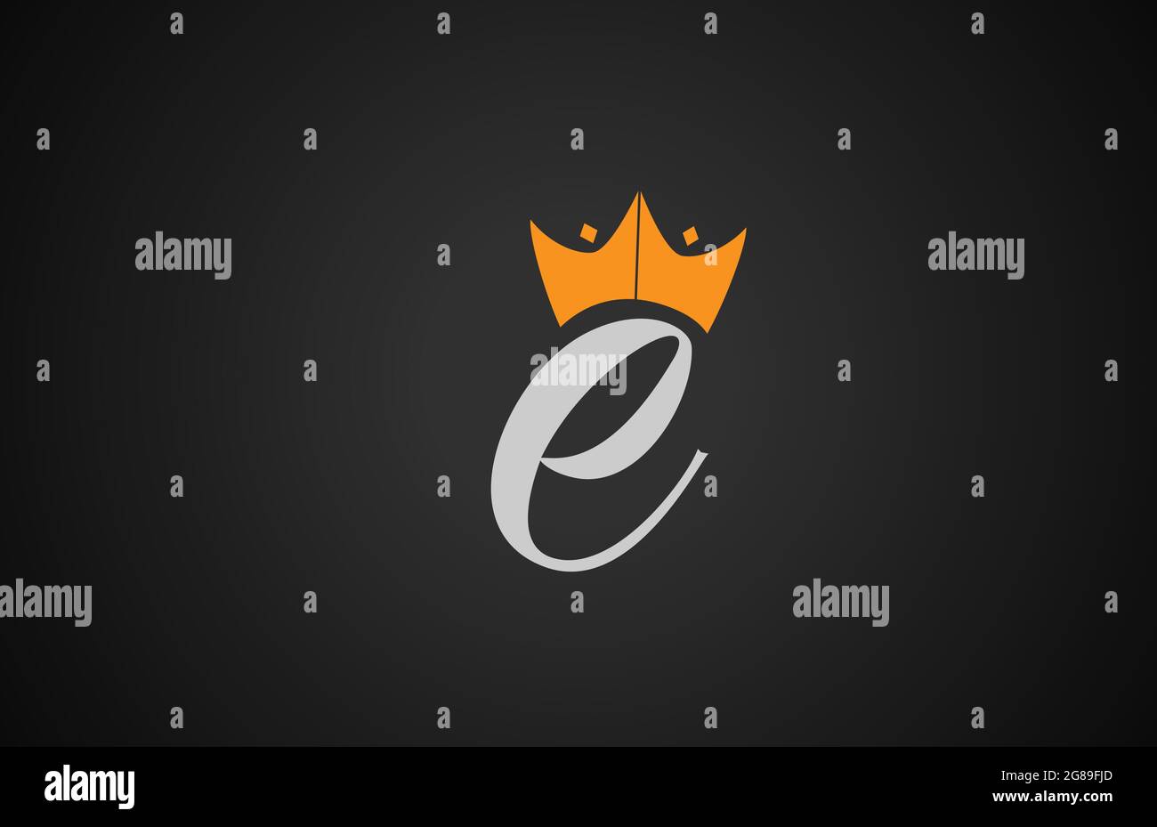 E creative handwritten alphabet letter logo for branding and business ...