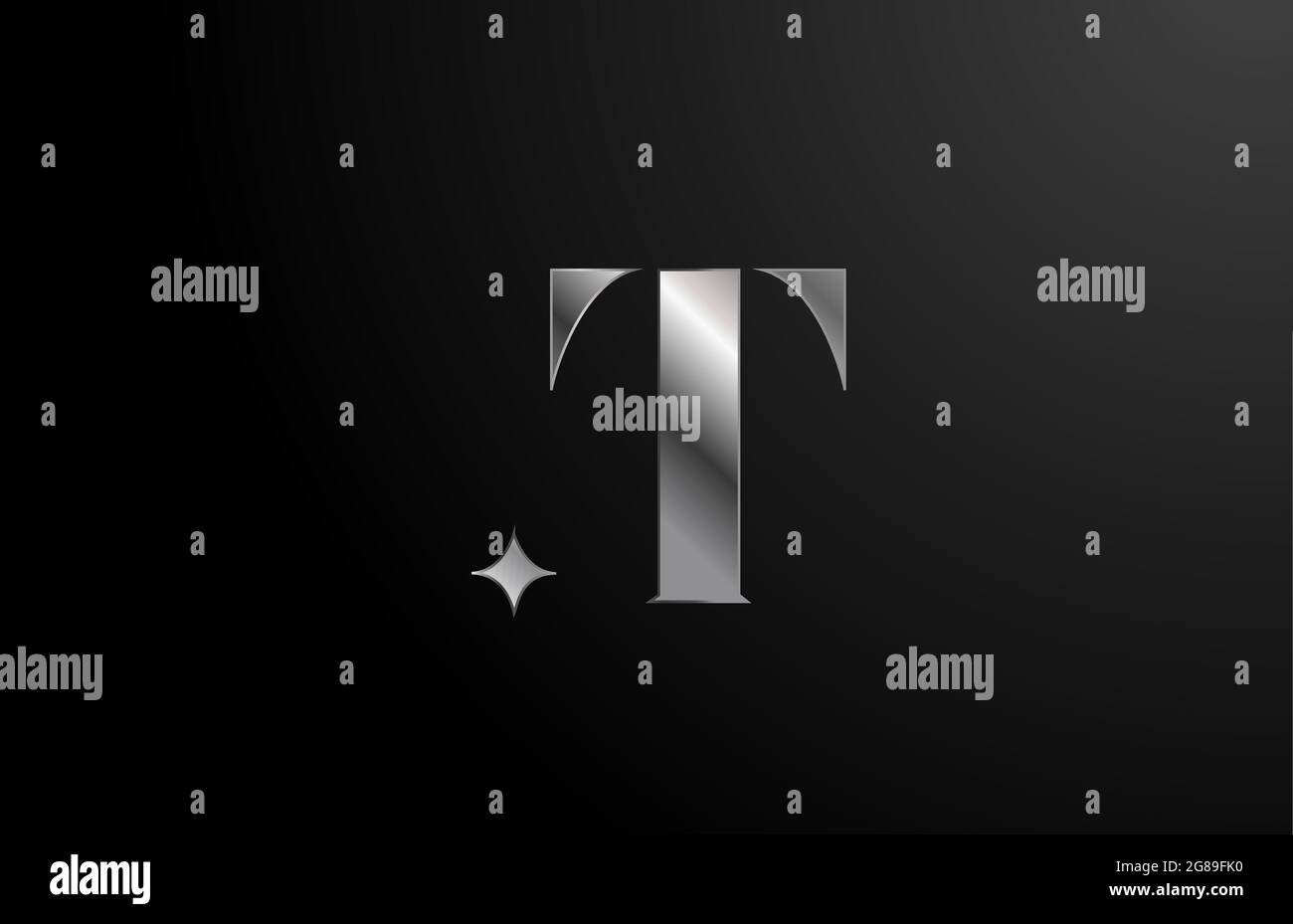 Letter t star logo Stock Vector Images - Alamy