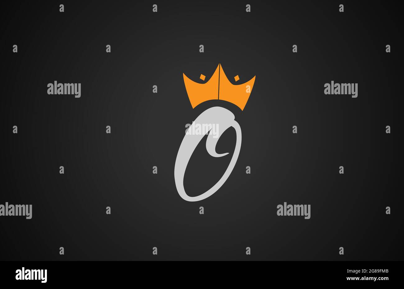 O creative handwritten alphabet letter logo for branding and business ...