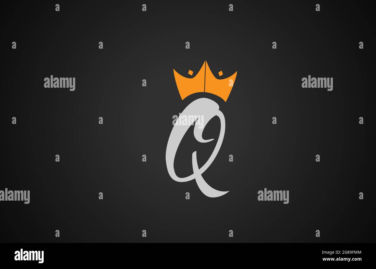 Q creative handwritten alphabet letter logo for branding and business ...