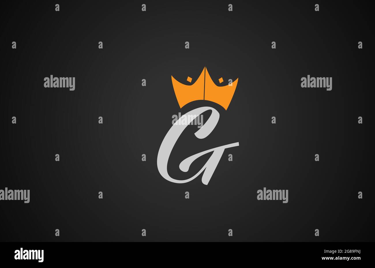 G creative handwritten alphabet letter logo for branding and business ...