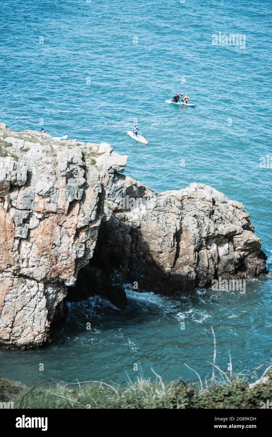Cliffs in howth lighthouse hi-res stock photography and images - Alamy