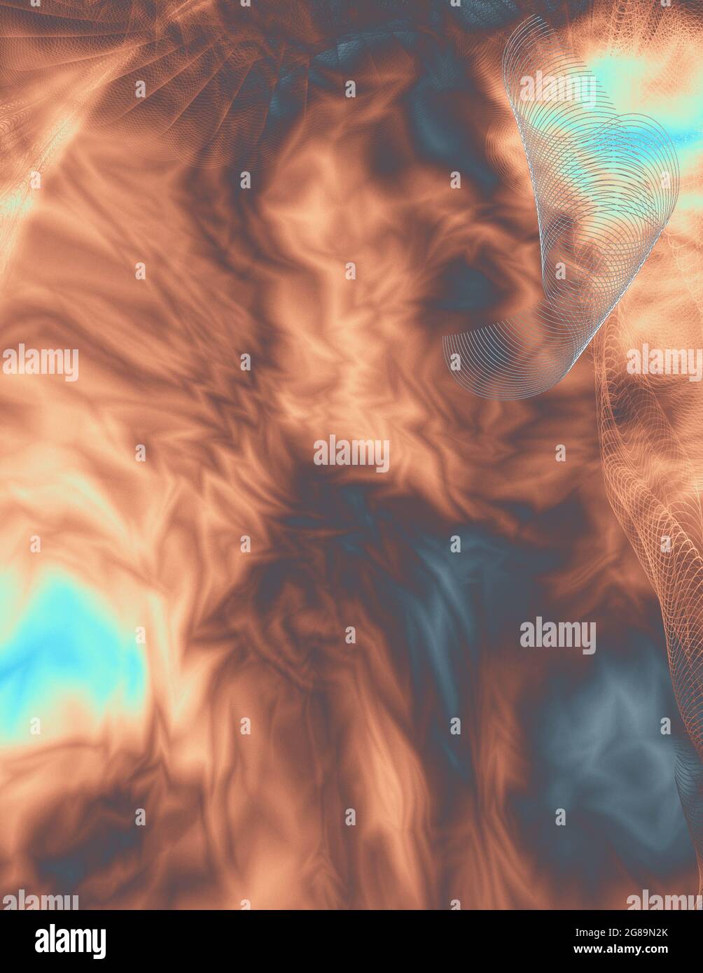 Abstract colorful painting. Modern digital art. 3D rendering Stock ...