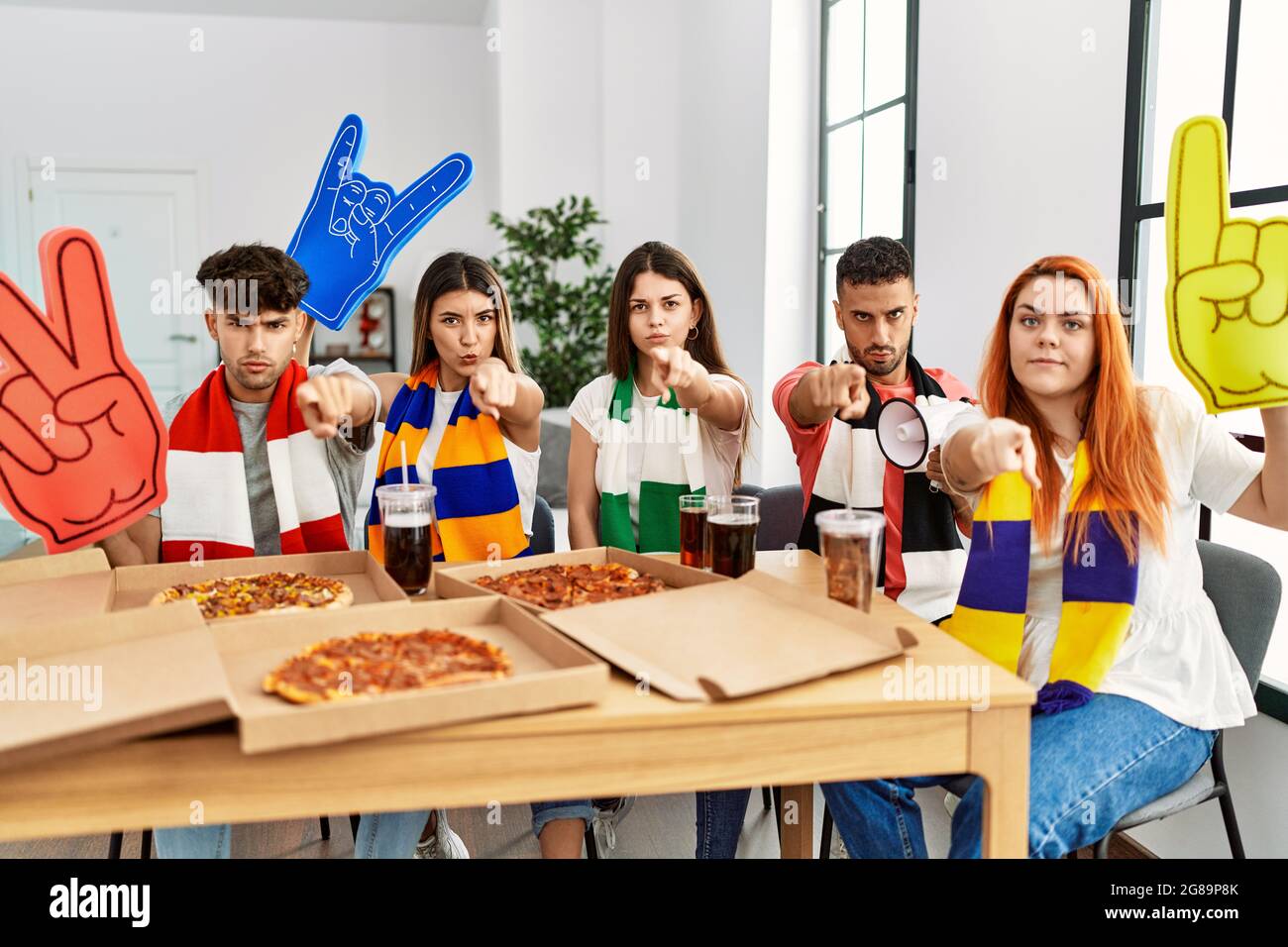 People Eating Pizza At Home