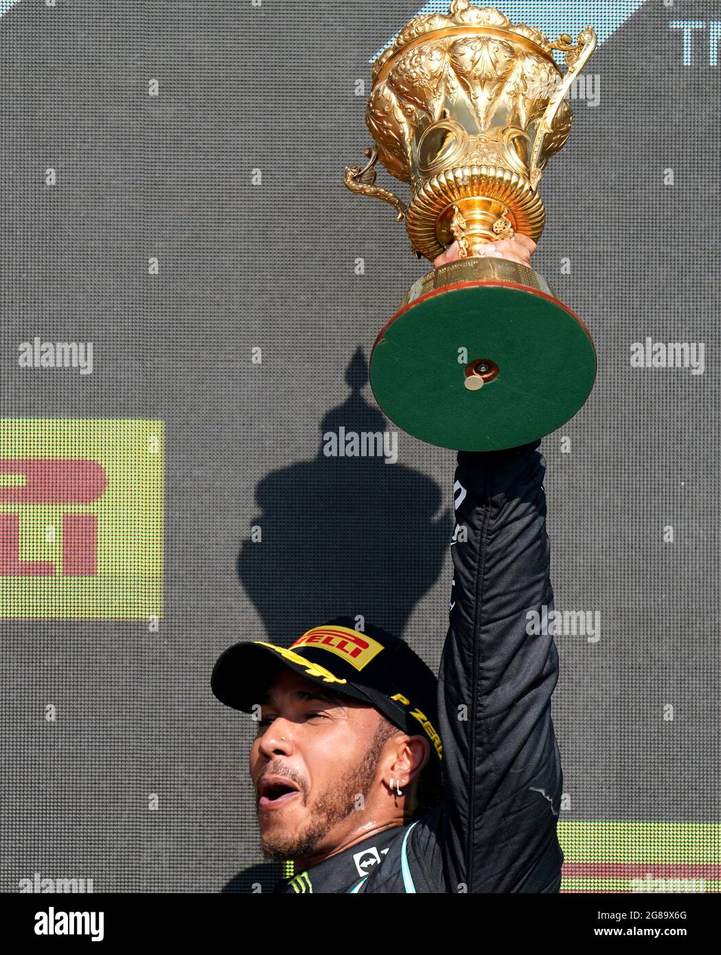 Lewis hamilton trophy hi-res stock photography and images - Alamy