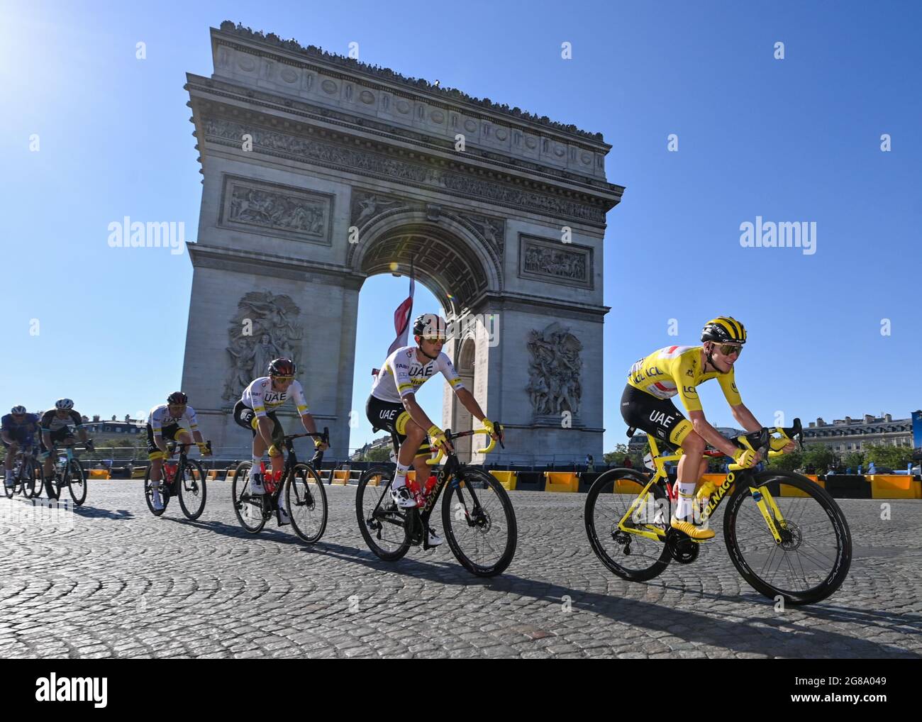 Chatou to Paris Champs Elyesse , France, 18 July 2021, Tadej POGACAR ...