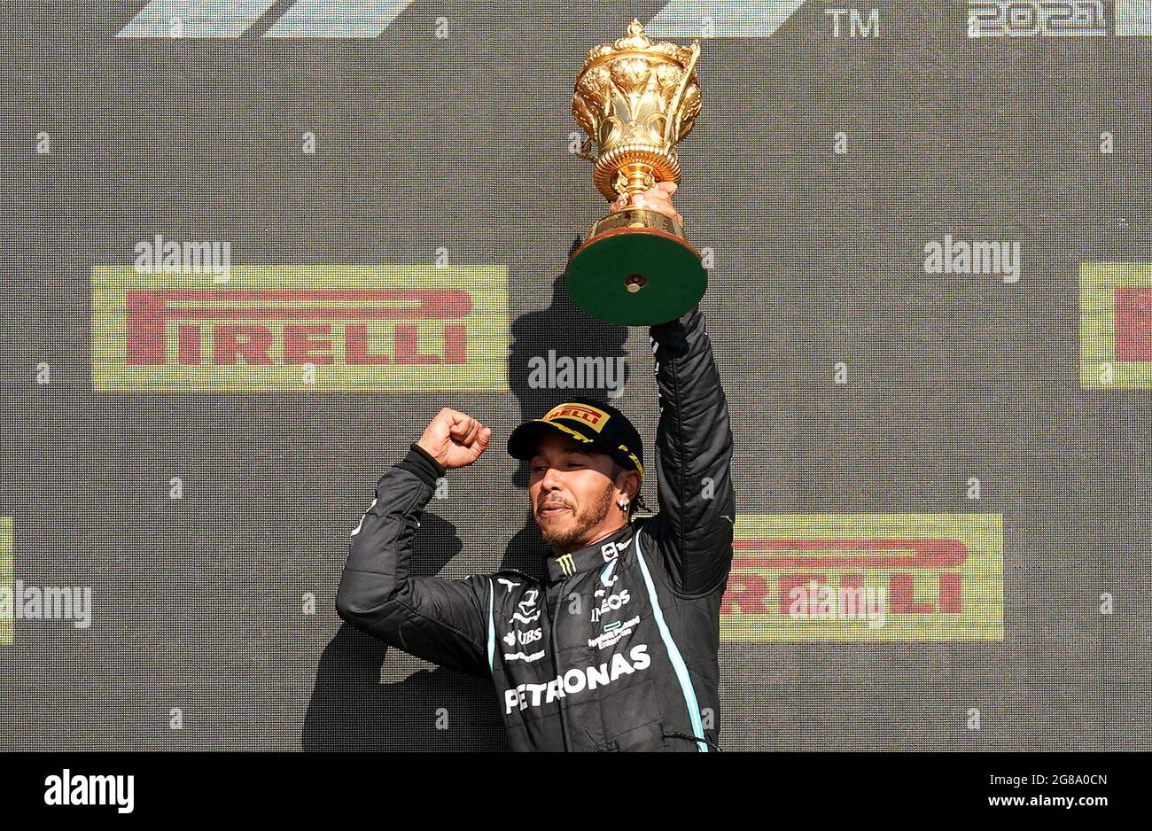 Lewis hamilton trophy hi-res stock photography and images - Alamy
