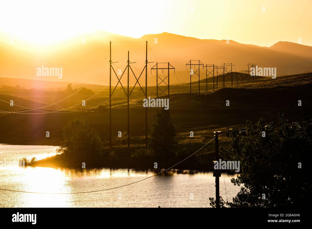 Distribution lines hi-res stock photography and images - Alamy