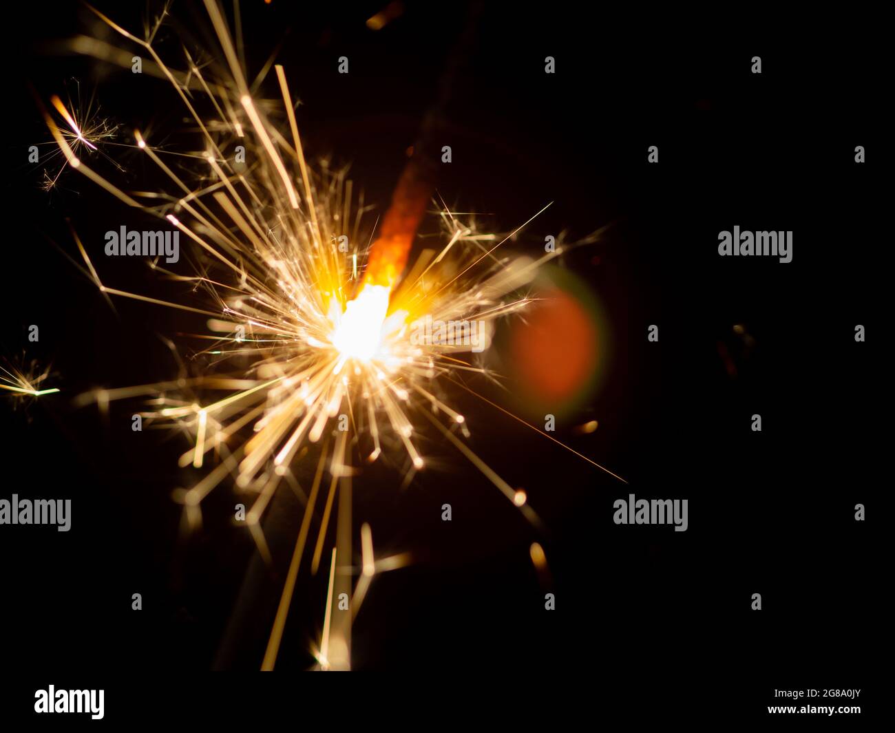 Burning christmas sparklers hi-res stock photography and images - Alamy