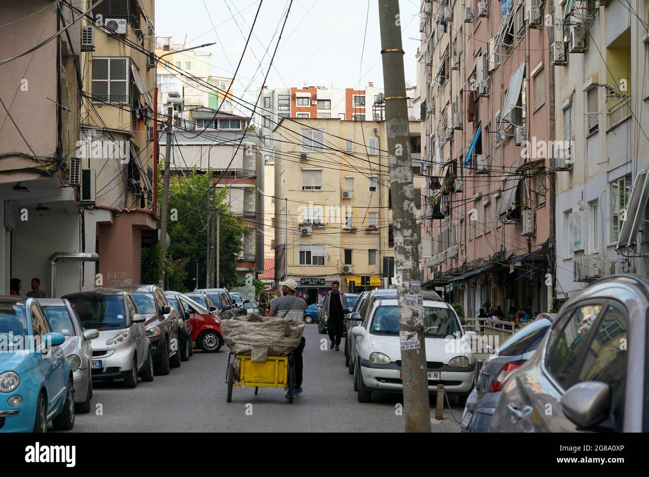 Tirana, Albania. 16th June, 2021. Residential houses in the residential ...