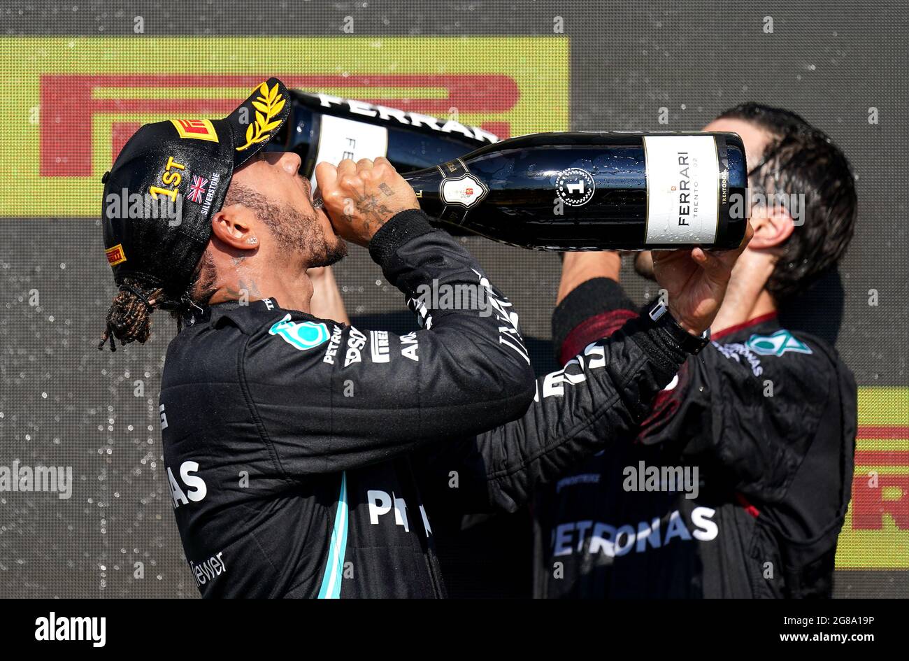 Lewis hamilton podium 2021 hi-res stock photography and images - Alamy