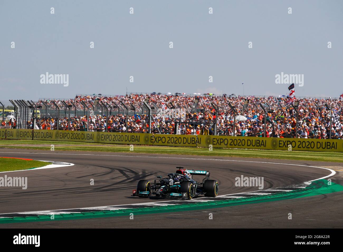 Silverstone, UK. 18th July, 2021. 44 HAMILTON Lewis (gbr), Mercedes AMG ...