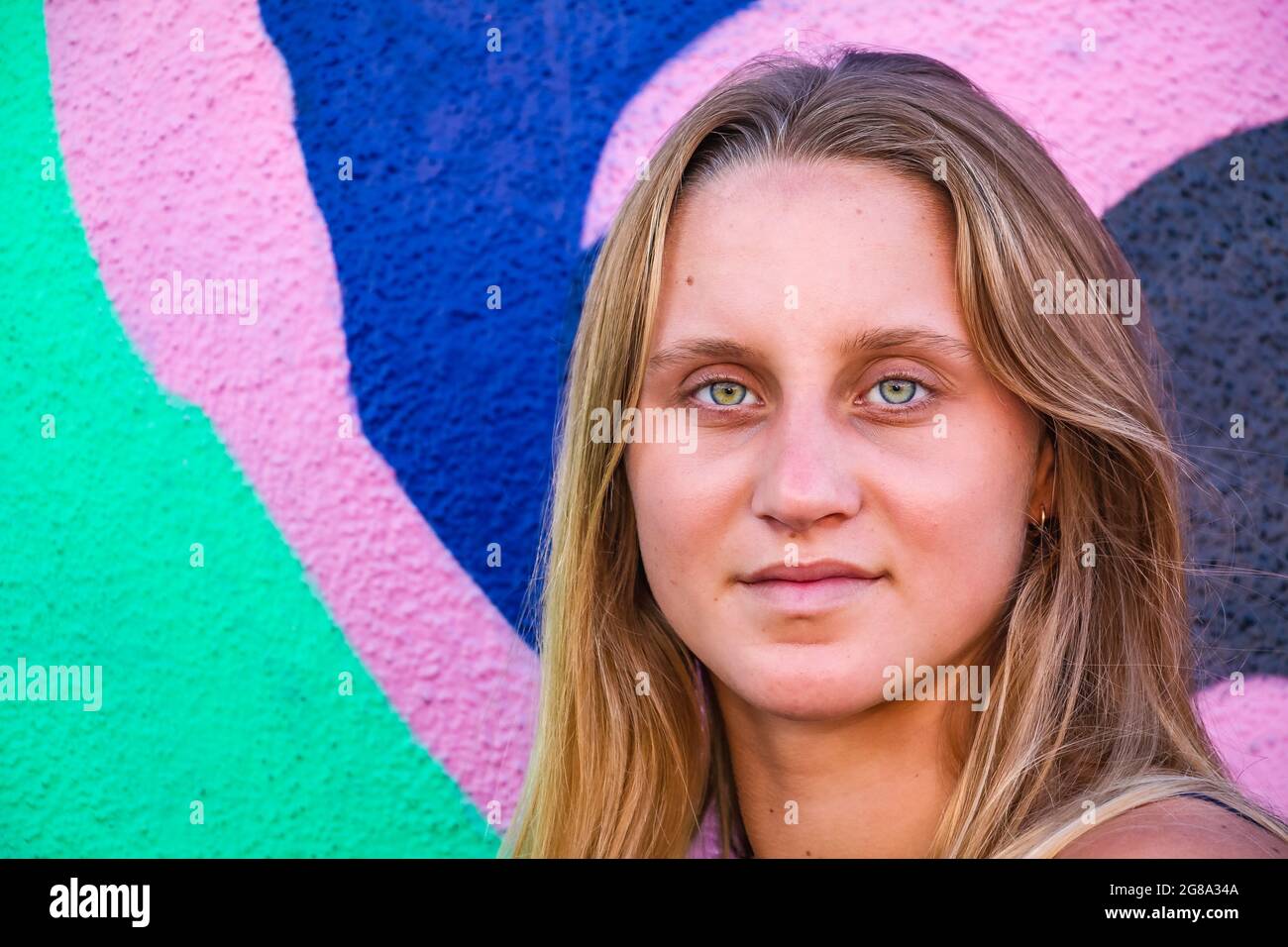 Young girl with pretty eyes Stock Photo - Alamy