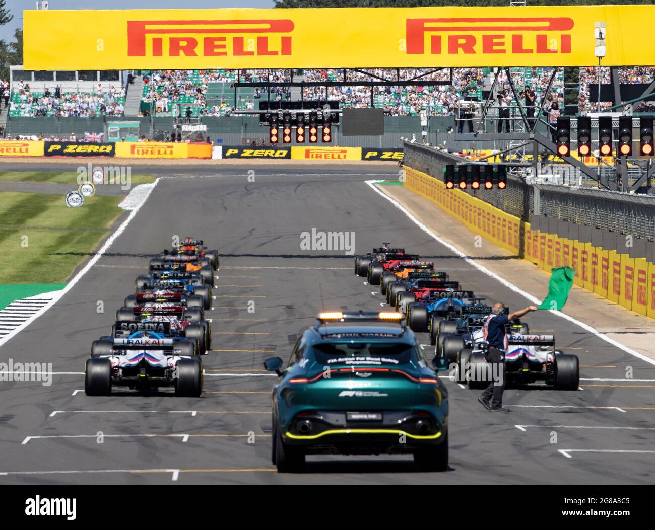 Auto Race Start Photos