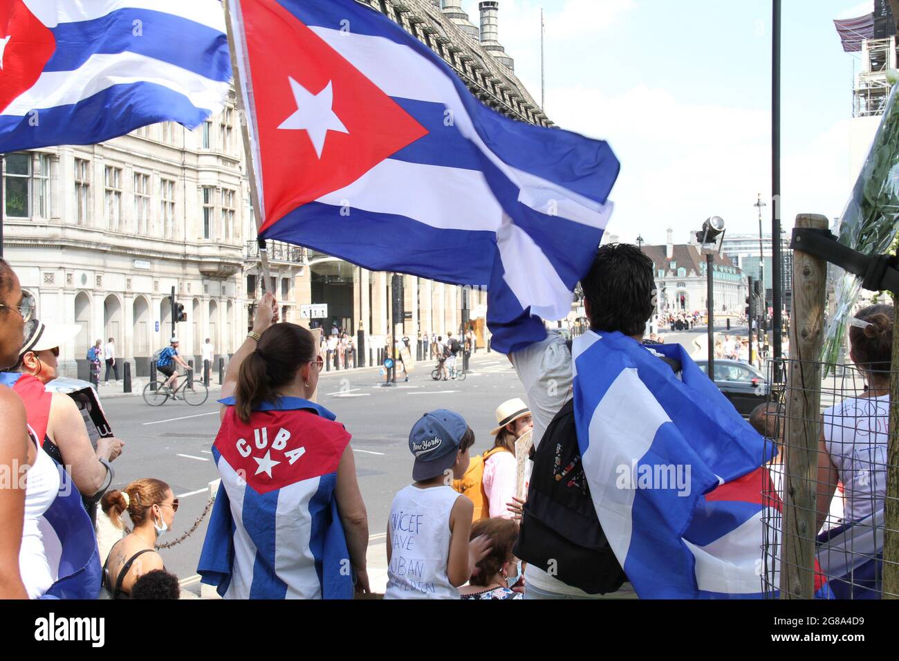 Cuban protests hi-res stock photography and images - Alamy