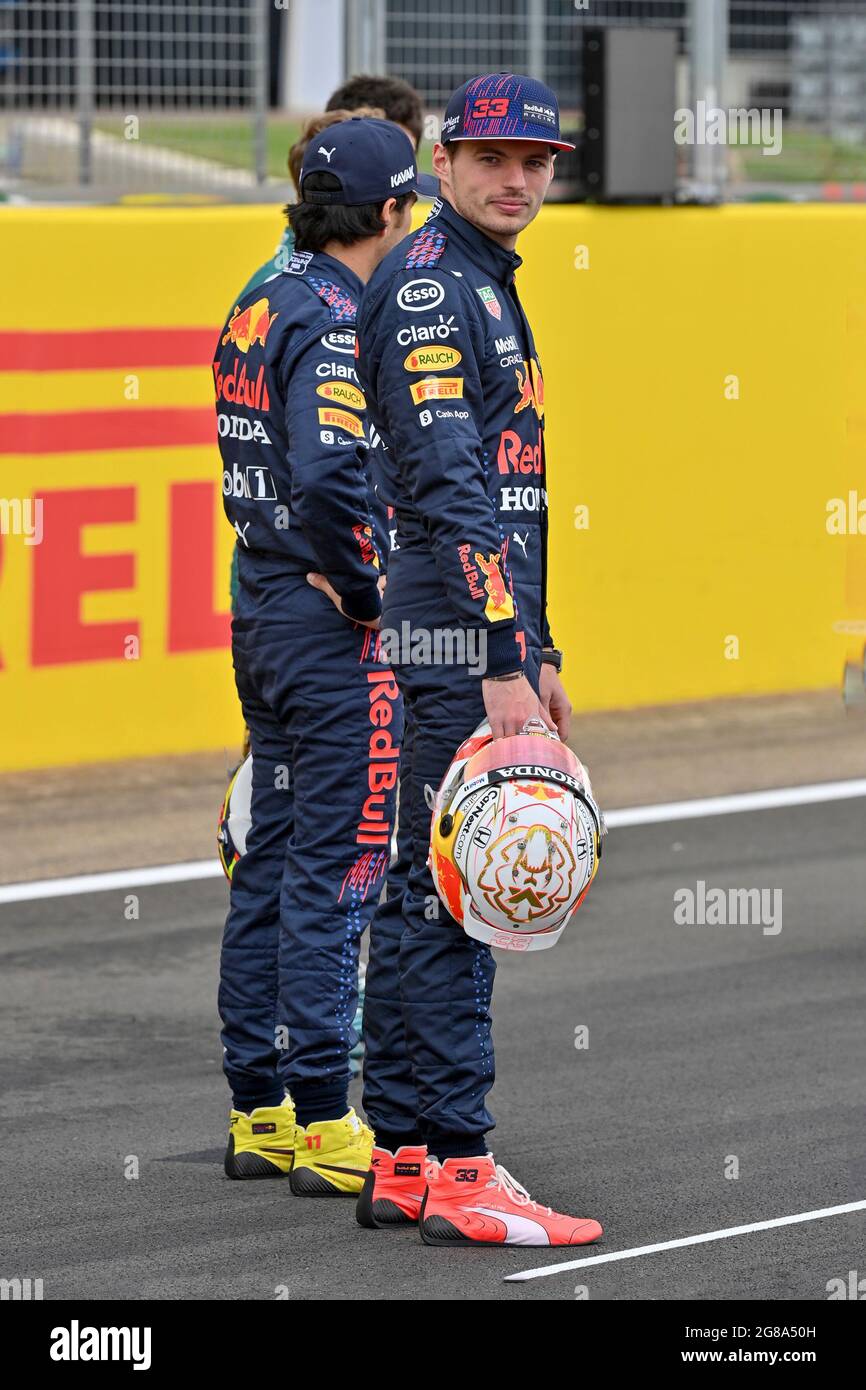 Silverstone, UK. 15th July, 2021. # 33 Max Verstappen (NED, Red Bull ...
