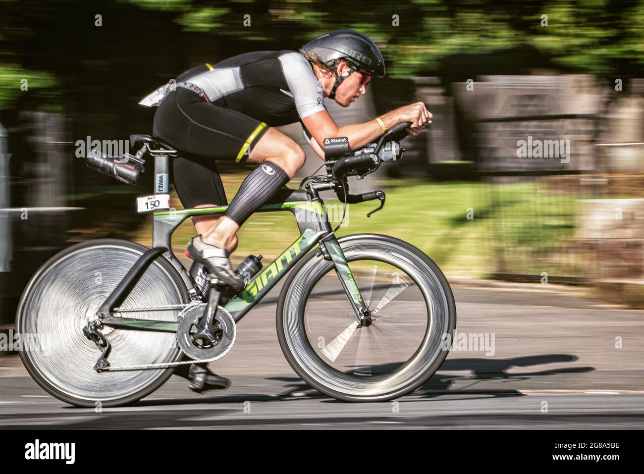 Ironman 70.3 Staffordshire Bike Race 2021 Stock Photo - Alamy