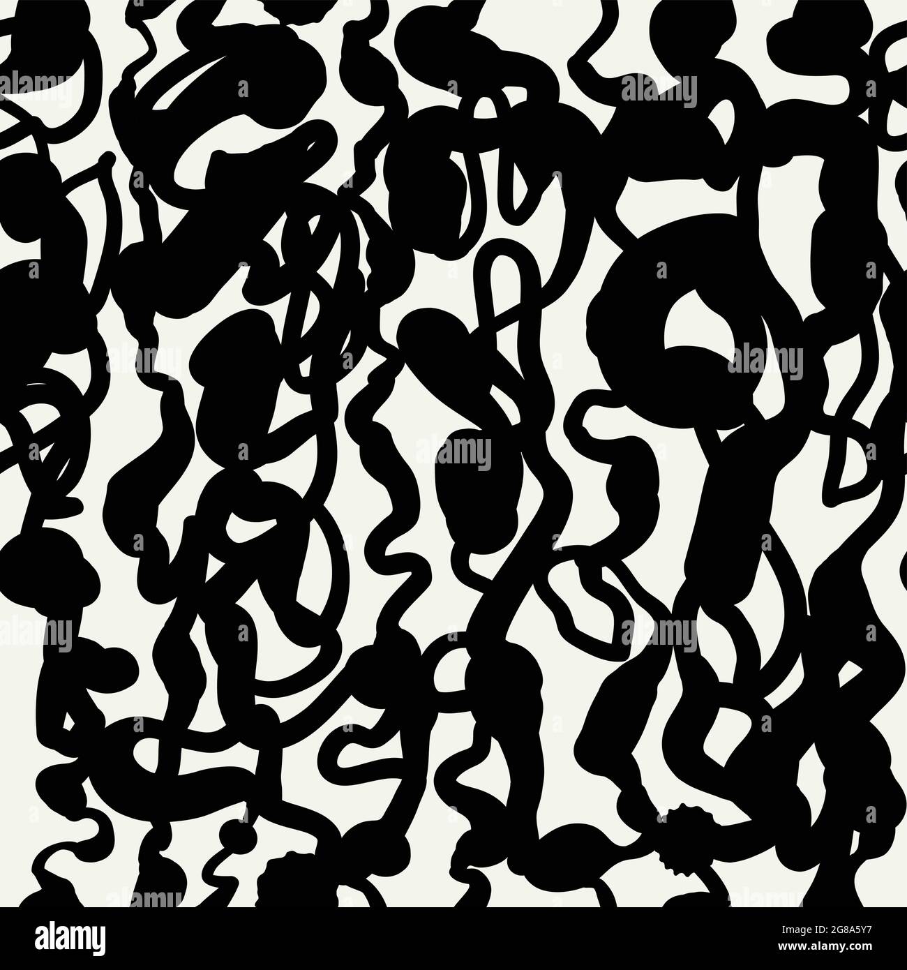 Monochrome ink art Stock Vector Images - Alamy