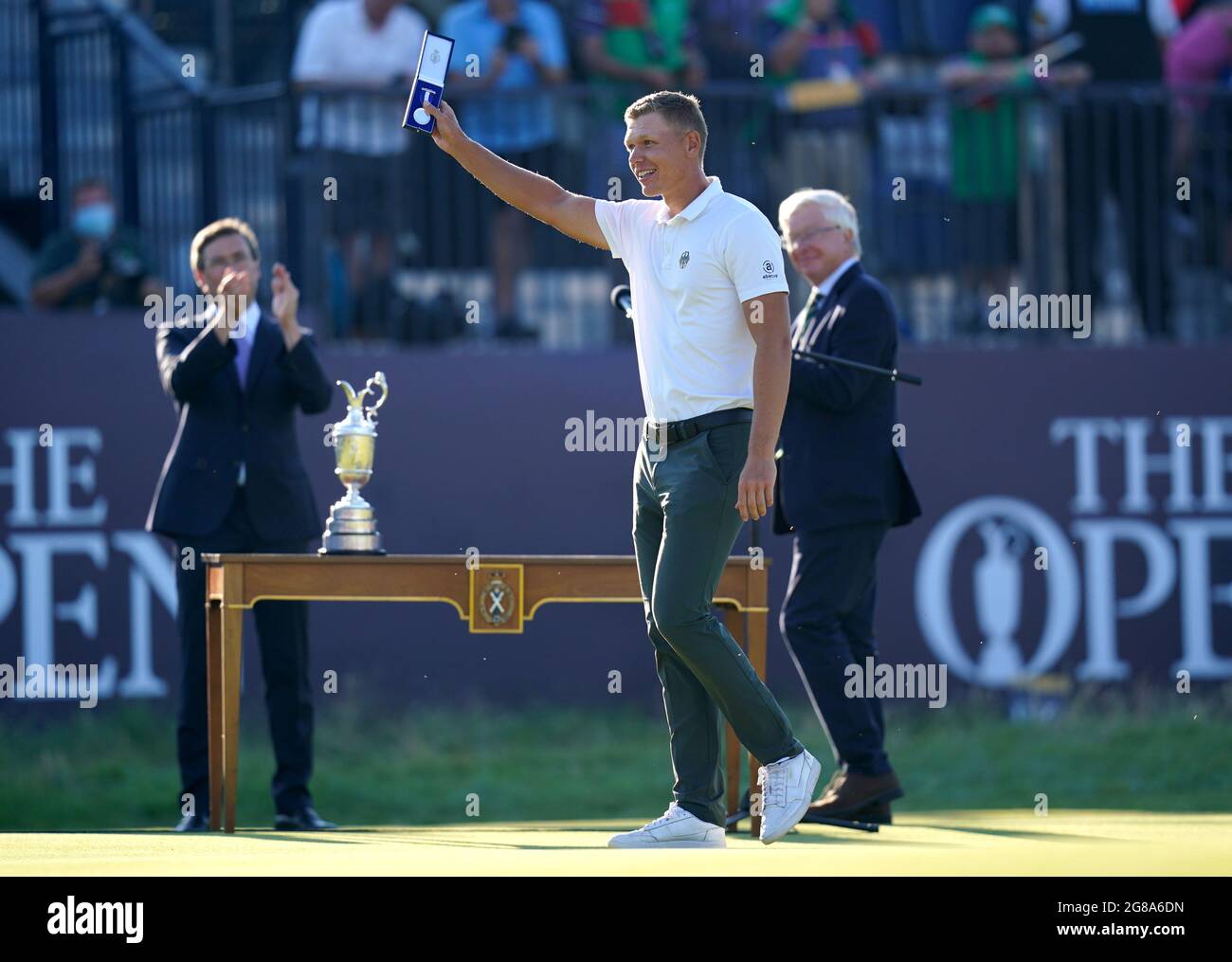 Germany's Matthias Schmid collects his best amateur medal at the end of ...