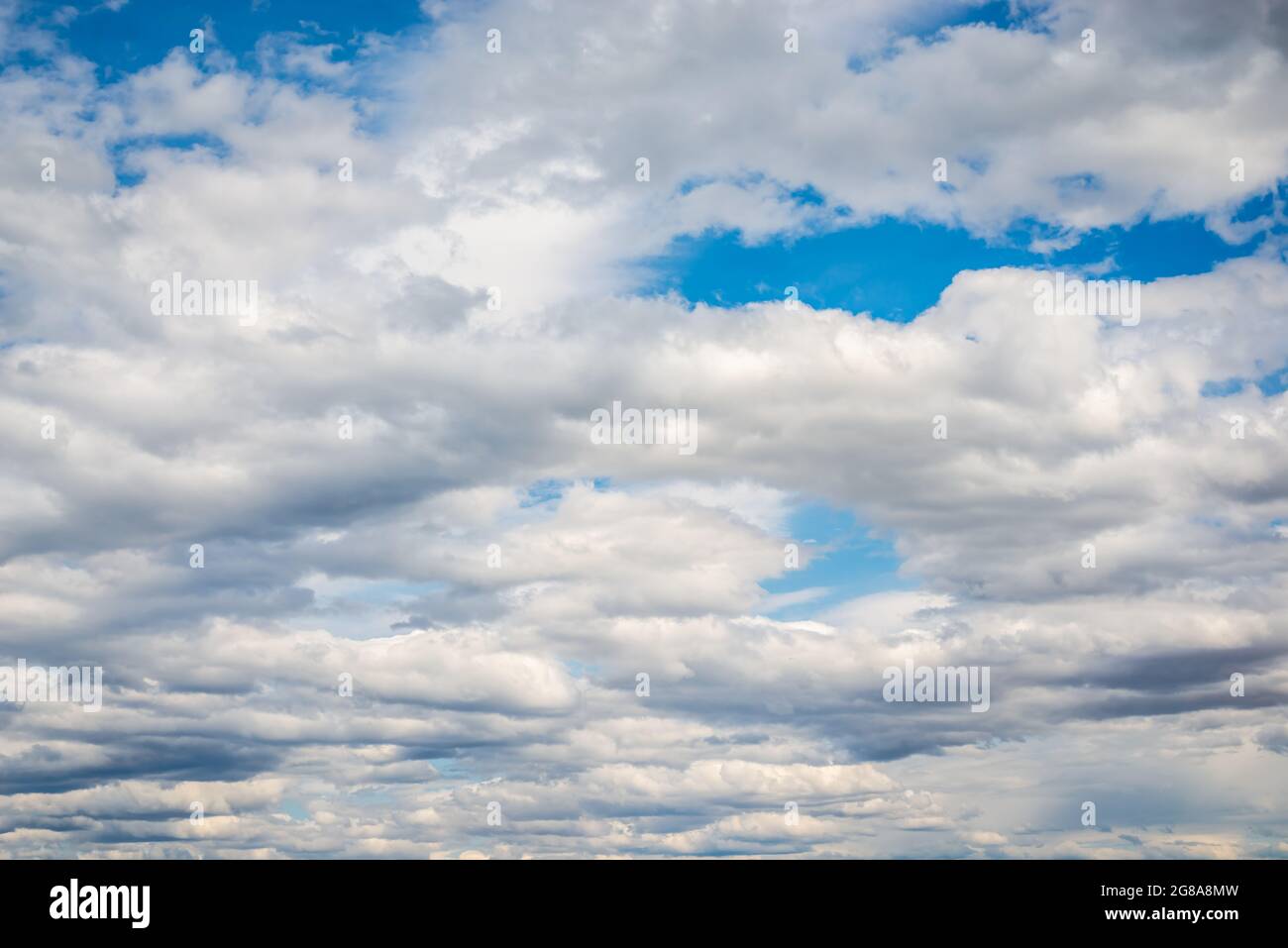 Different shapes of clouds in the sky Stock Photo - Alamy