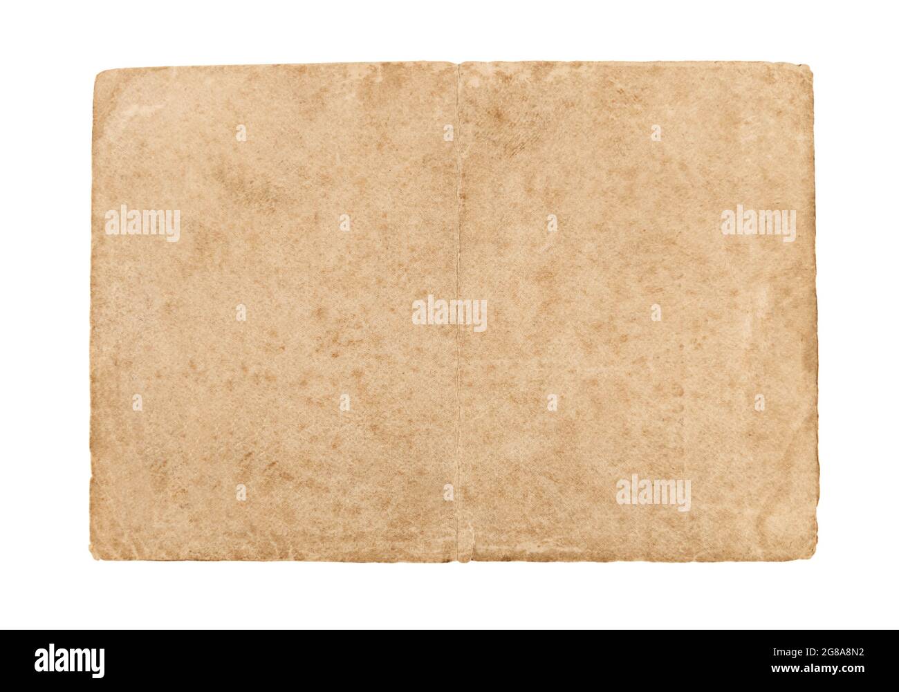 Old sheet of paper isolated on white background Stock Photo - Alamy