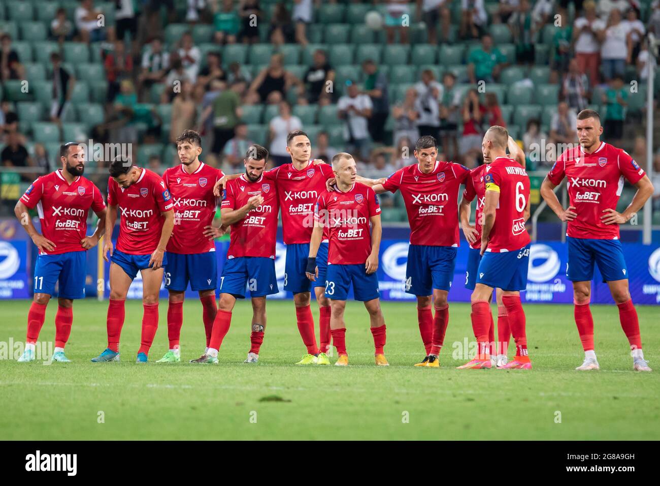 Warsaw, Poland. 17th July, 2021. Team of Rakow seen during the Polish ...