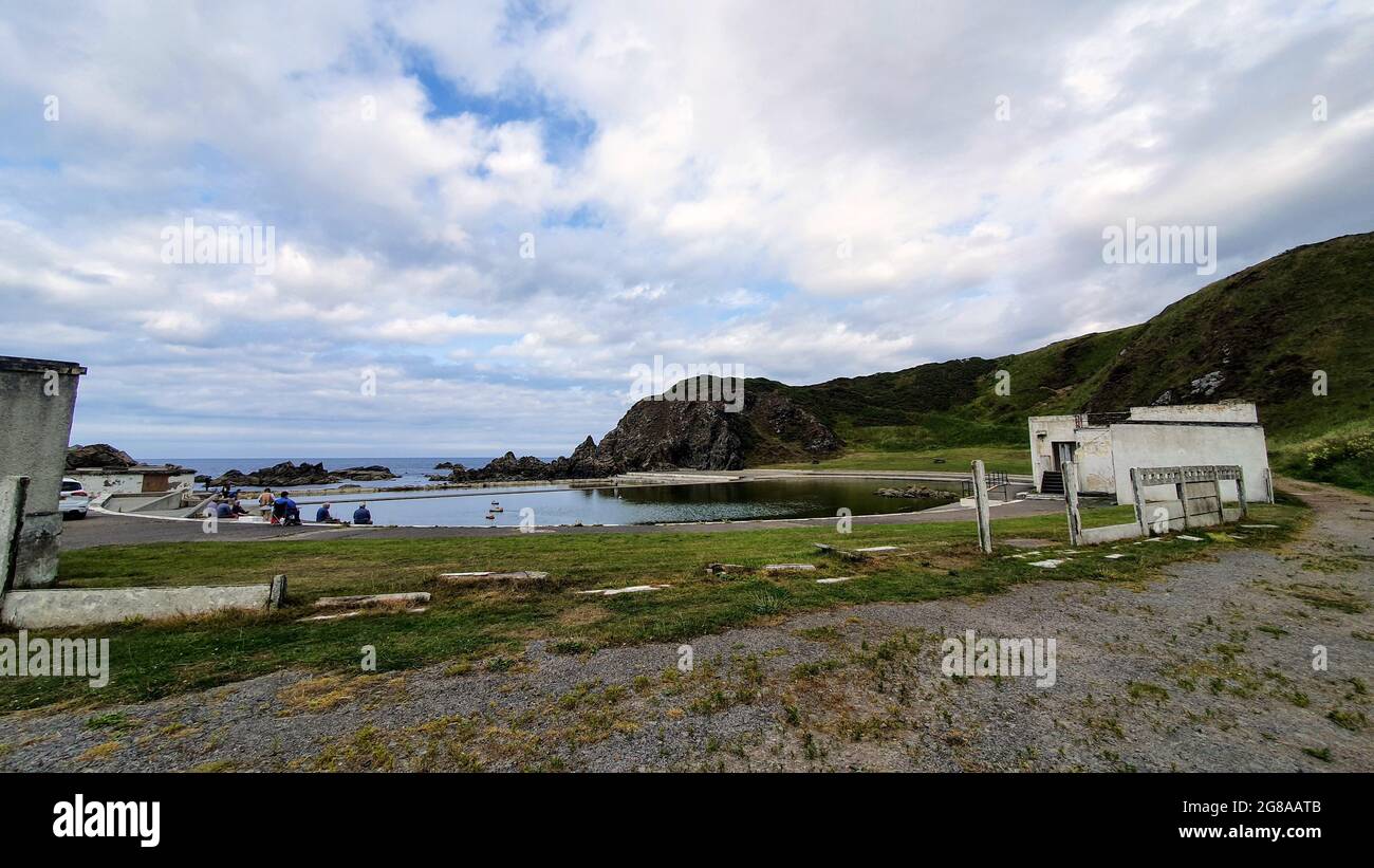 Empty Derelict Outdoor Swimming Pool High Resolution Stock Photography ...