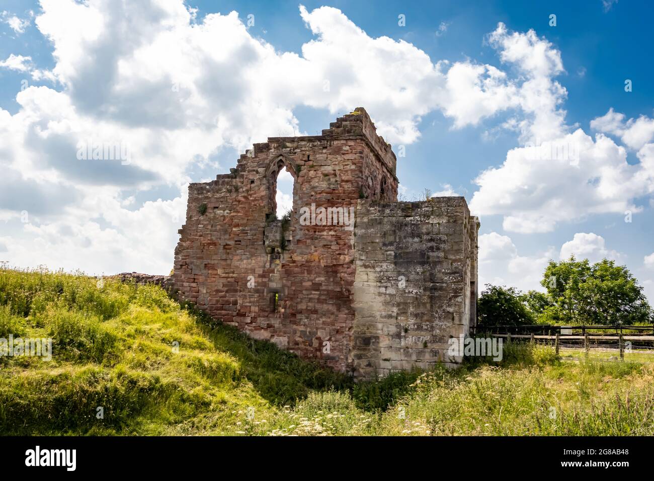 Tutbury Medieval Castle Ruins In ownership of Duchy of Lancaster ...