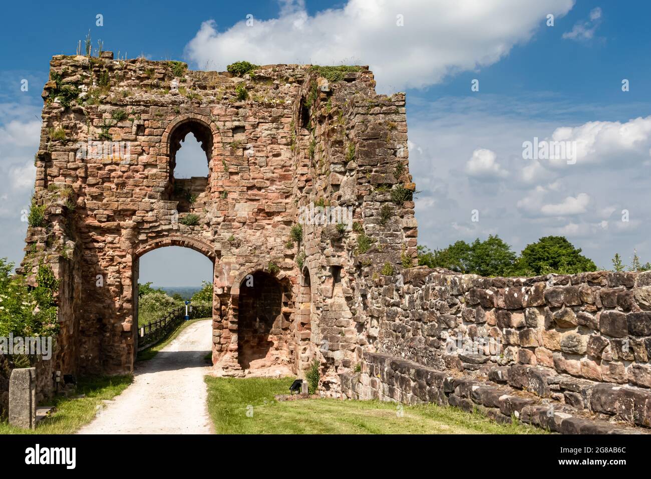 Tutbury Medieval Castle Ruins In ownership of Duchy of Lancaster ...