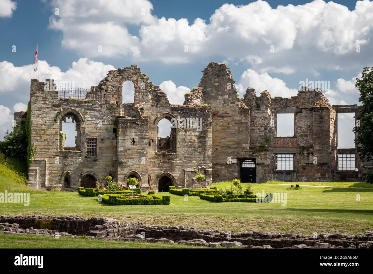 Tutbury Medieval Castle Ruins In ownership of Duchy of Lancaster ...