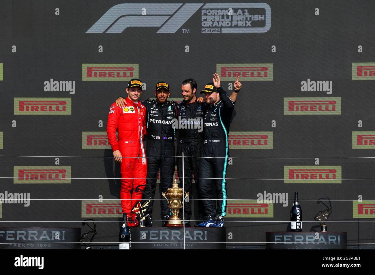 Silverstone, UK. 18th July, 2021. # 16 Charles Leclerc (MON, Scuderia ...