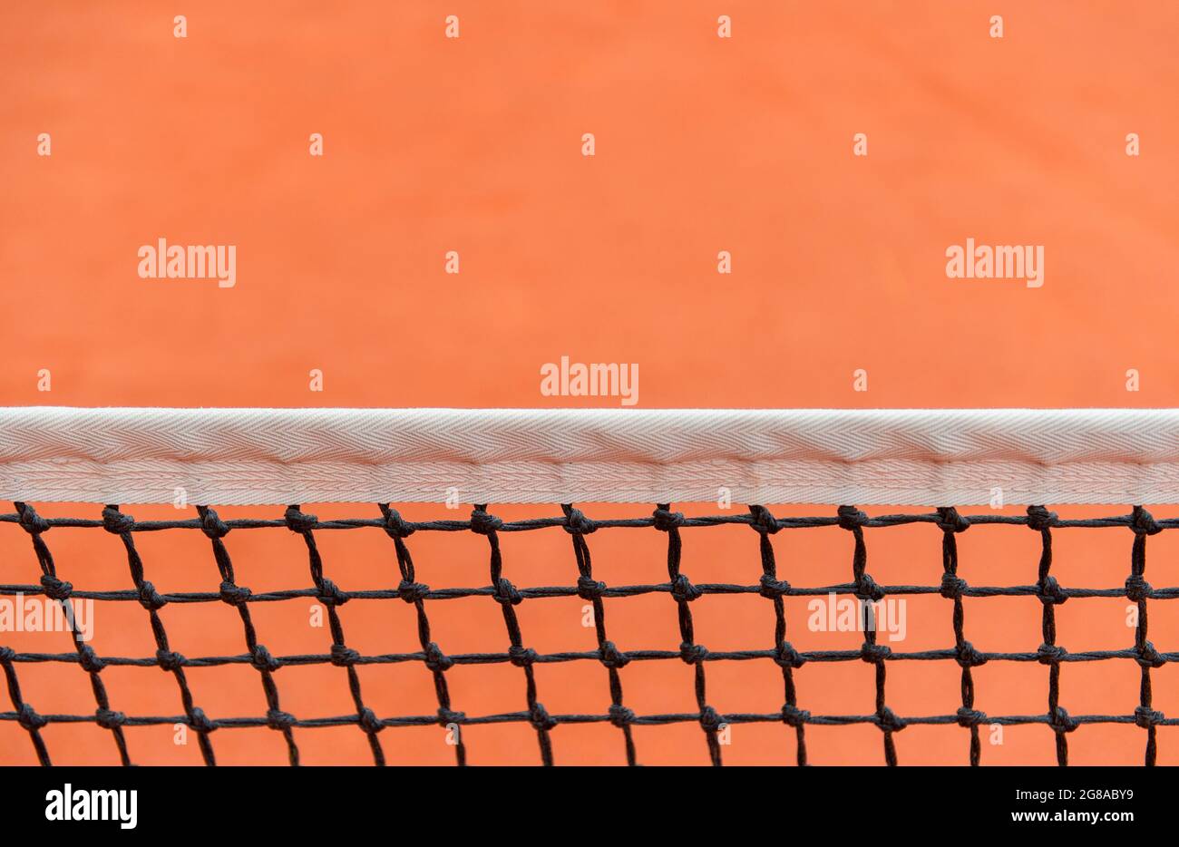 Close up details of a tennis net. Professional sport concept ...